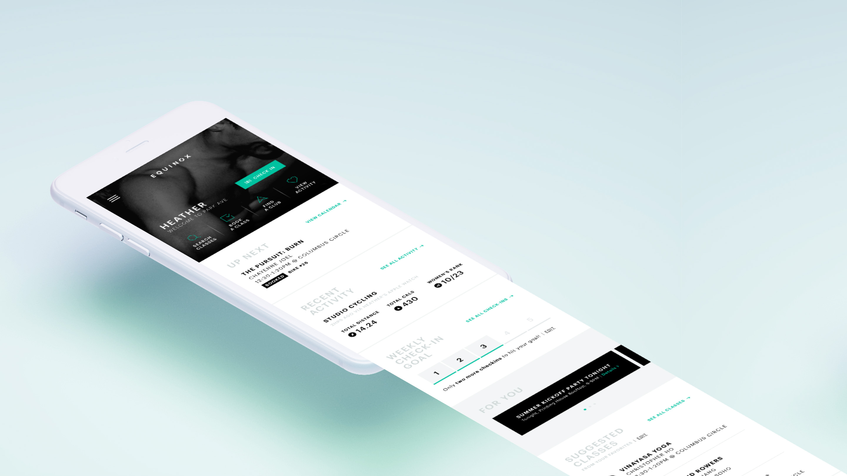 Equinox App Redesign | Alfredo Achecar